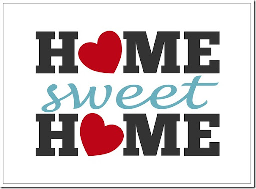 Home Sweet Home Free Printable – [ One Velvet Morning ]